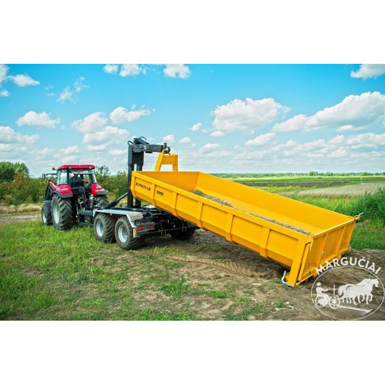 Puspriekabė konteineriui "Pronar T185/1", 11900 kg - Prekyba nauja ir ...