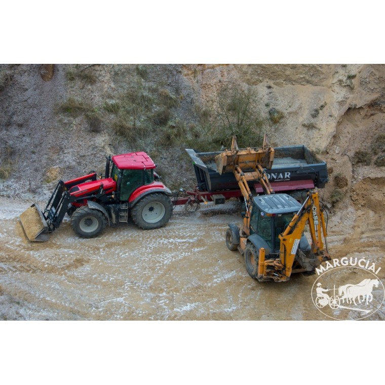 Puspriekabė statyboms "Pronar T701 HP", 15100 kg - Prekyba nauja ir ...