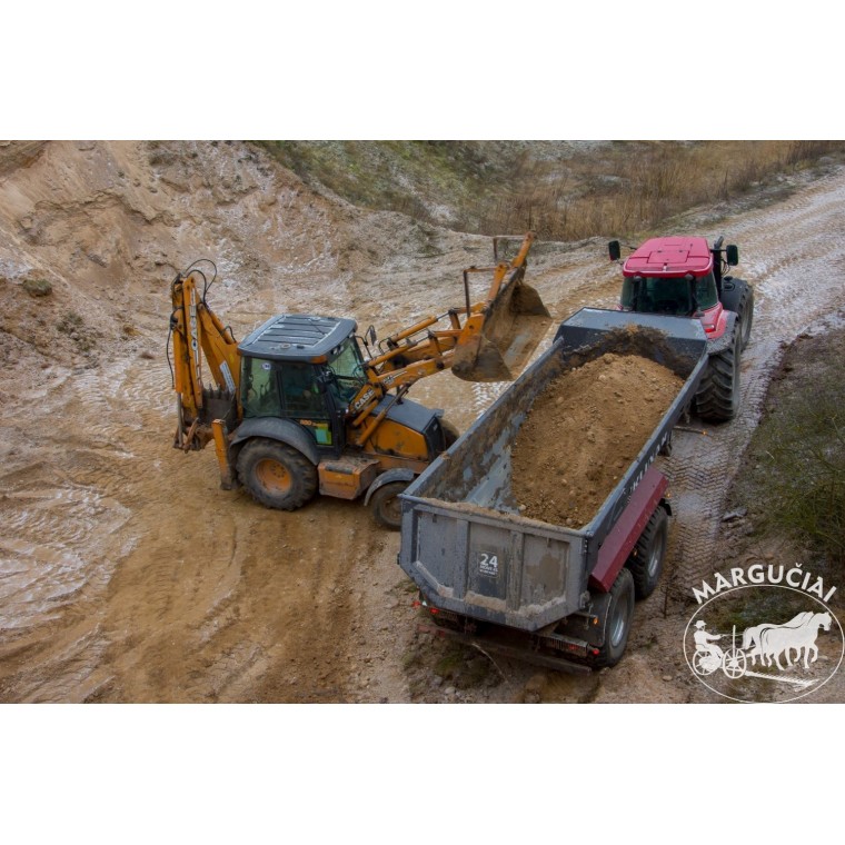 Puspriekabė statyboms "Pronar T701 HP", 15100 kg - Prekyba nauja ir ...