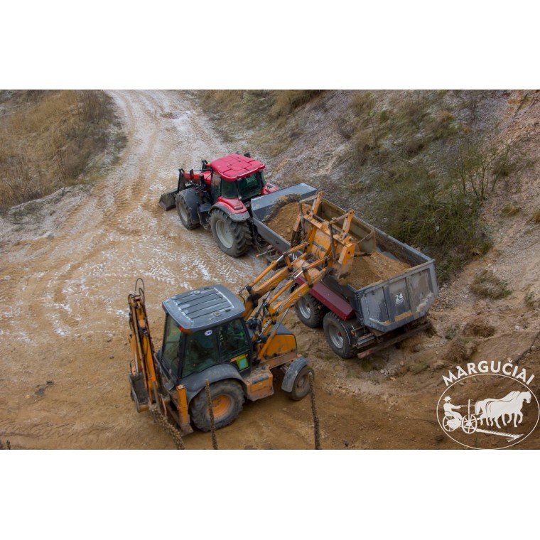 Puspriekabė statyboms "Pronar T701 HP", 15100 kg - Prekyba nauja ir ...